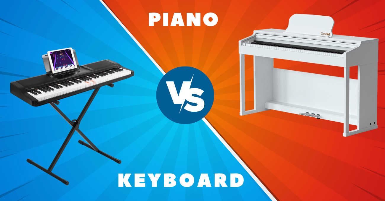 Time for the ultimate face-off: Keyboard vs. Piano! – The ONE Music