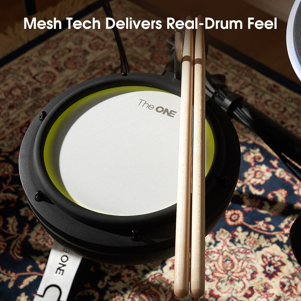 The ONE Polaris Drums, TOD1 Electronic Drum Set, Built-in LED Lights ...