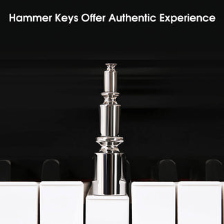 The One TON Upright Piano Pro 88-key Weighted Digital Piano With Stand ...