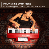 TheONE SING Smart Piano, Portable and Light-up Keyboard with Bluetooth ...